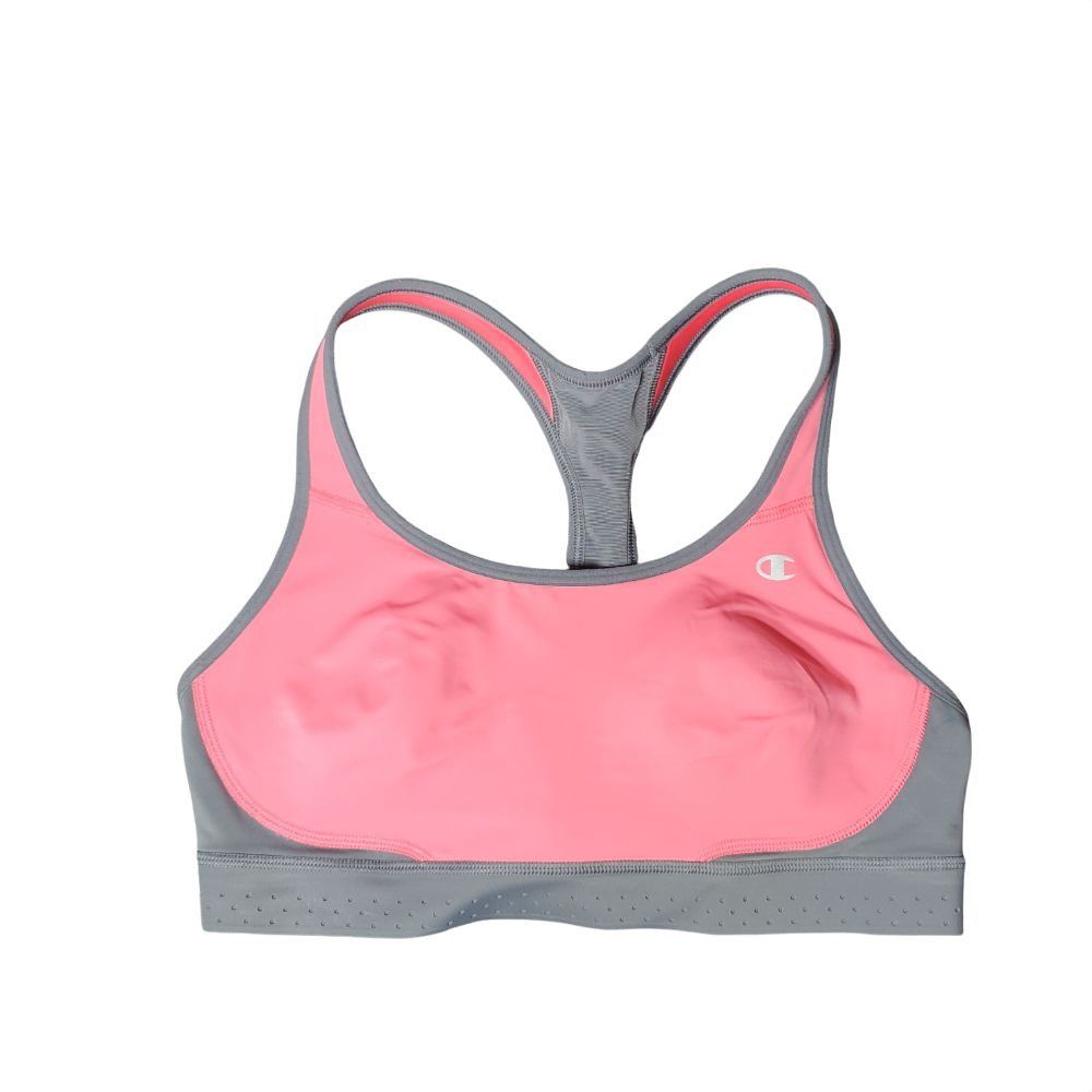 Champion Champion Racerback Sports Bra Pink and Grey Womens | Grailed