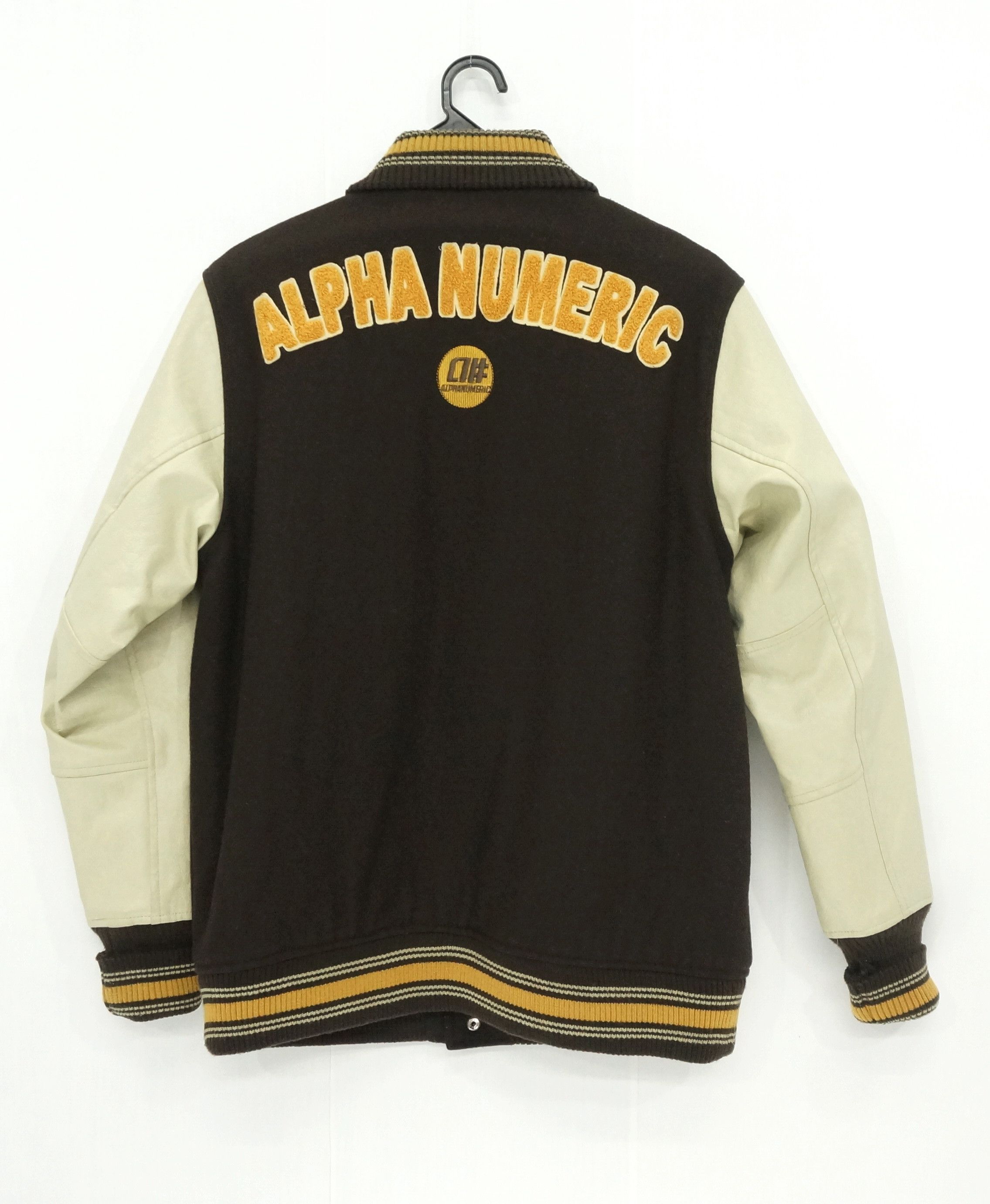 Alpha Numeric Clothing ALPHANUMERIC Vintage Worn Varsity Jacket | Grailed