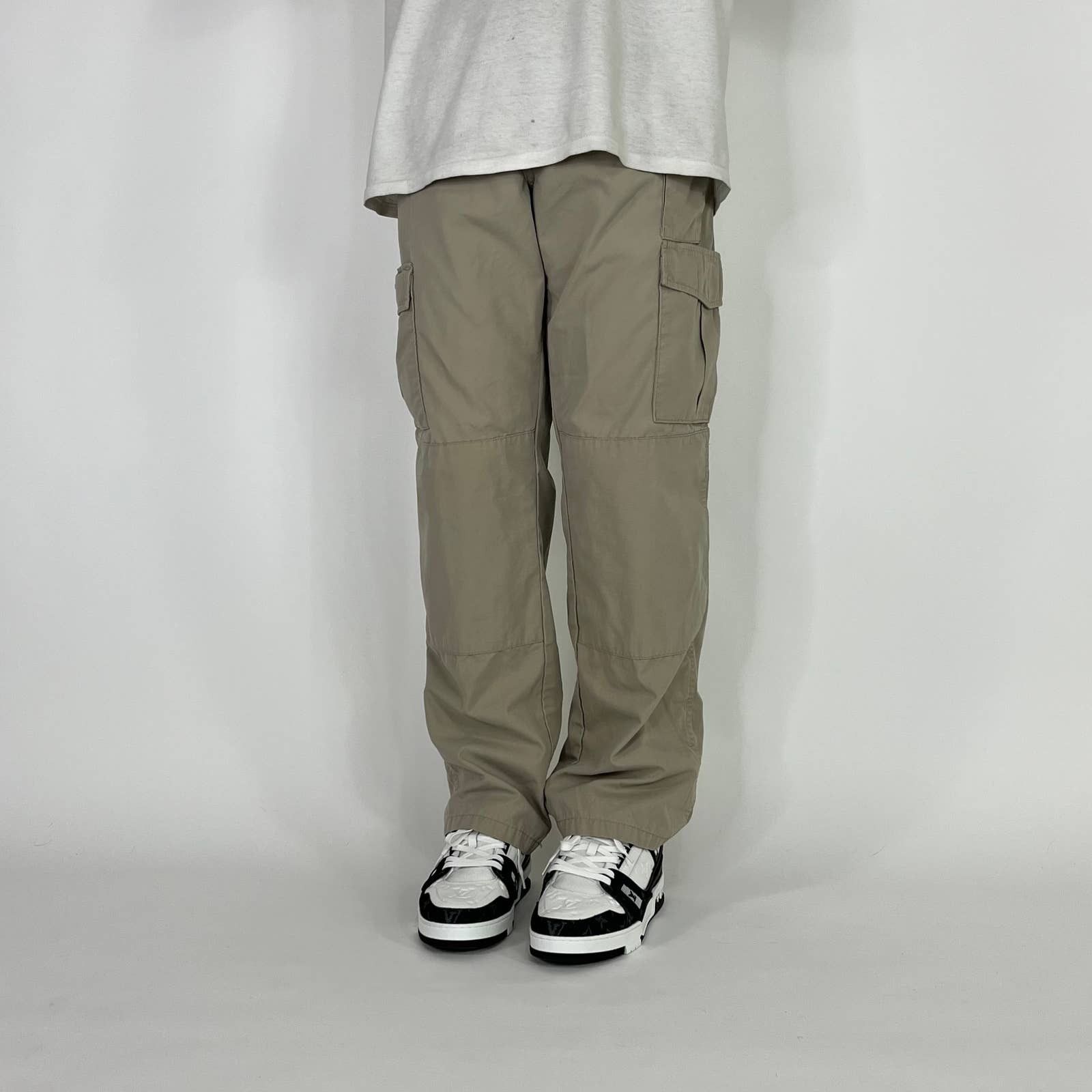Vintage Vintage 90s Off White Colorway Tactical Cargo Utility Pants ...