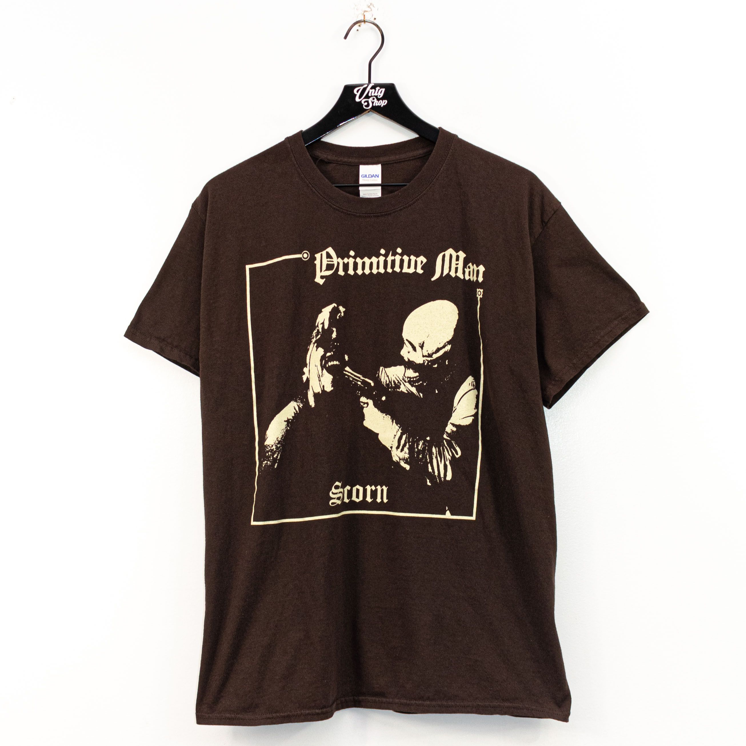 Art × Band Tees × Vintage Y2K Primitive Man Scorn Band T-Shirt Size ...