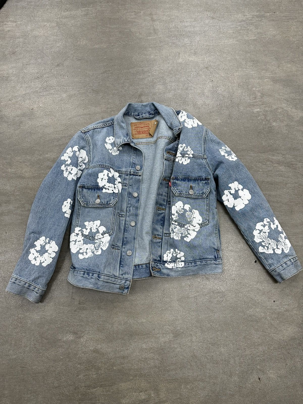 DENIM TEARS Denim tears medium pre owned jacket | Grailed