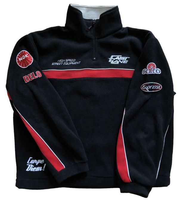 Vintage High Speed Fast Lane Racing Fleece Vintage Ferrari Marlboro ...