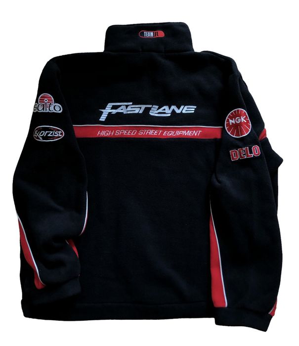 Vintage High Speed Fast Lane Racing Fleece Vintage Ferrari Marlboro ...