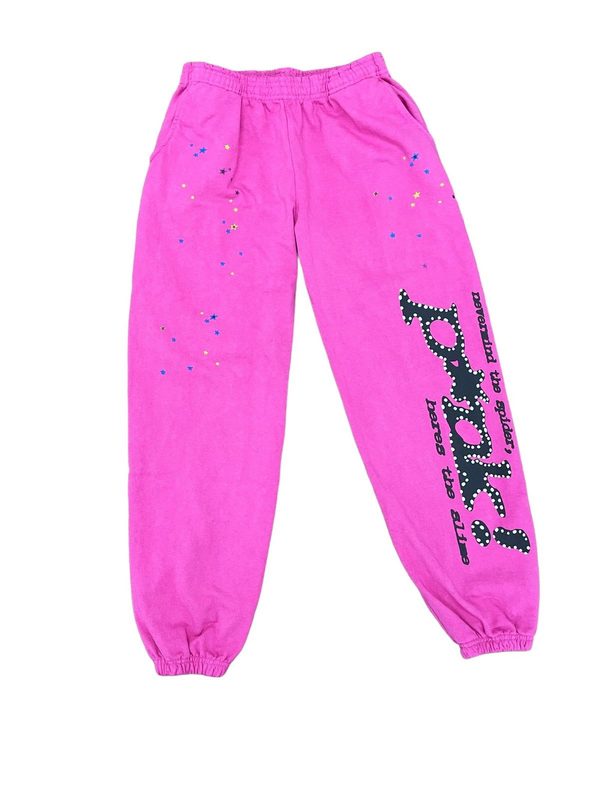 Spider Worldwide Pink punk spider sweatpants | Grailed