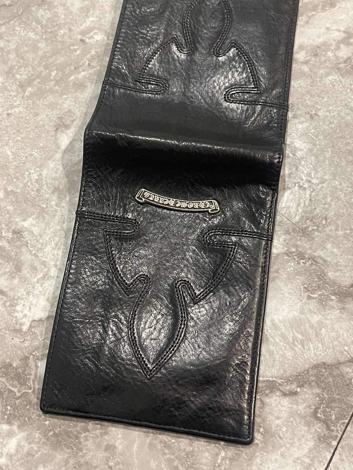 Chrome Hearts Chrome Hearts wallet extremely HUGE XXL wallet! Insane ...