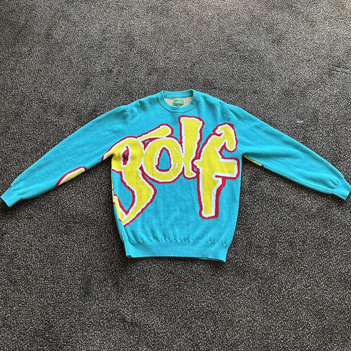 Golf Wang Golfwang Safari Sweater - Light Blue Colorway | Grailed