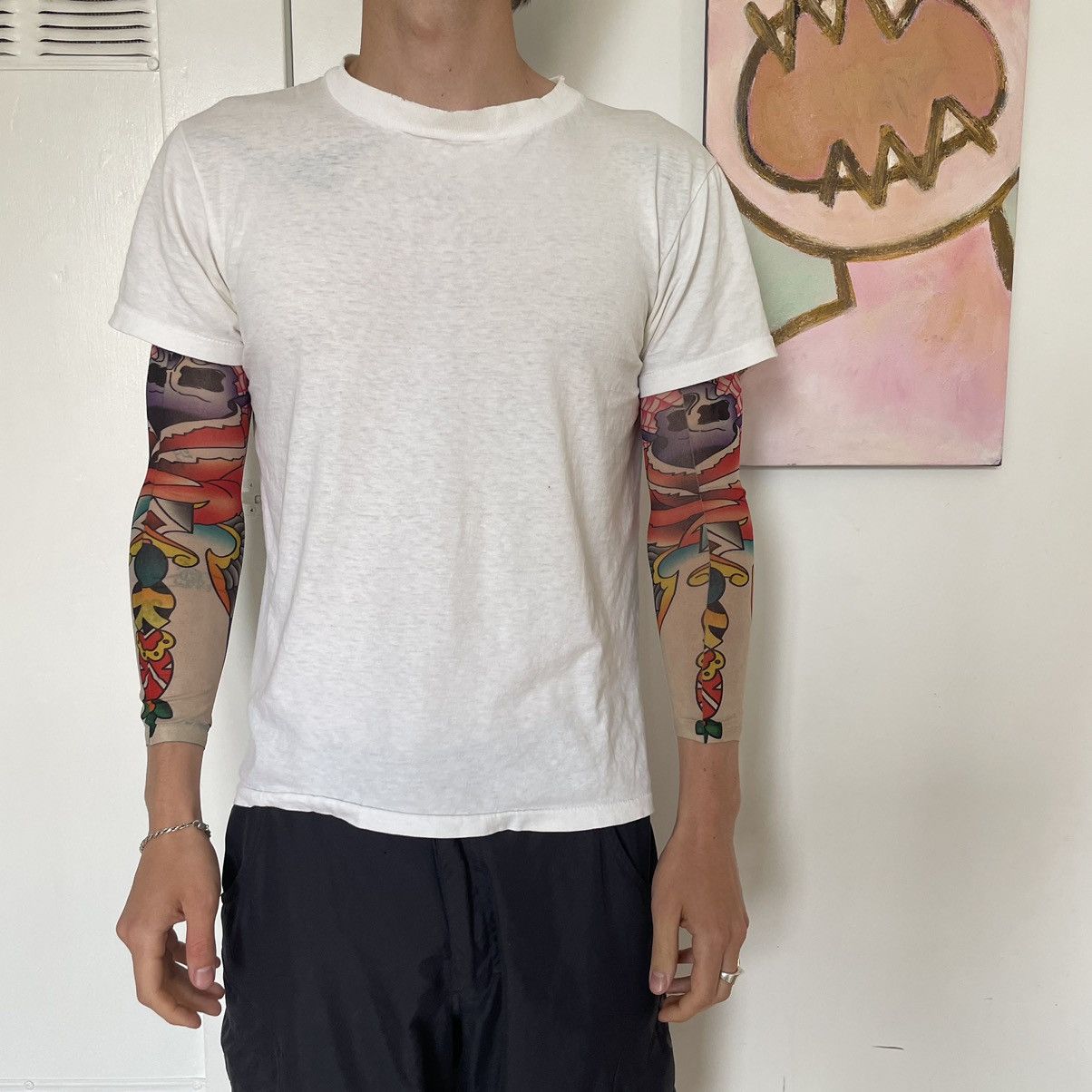 Other Vintage Y2K Mesh Tattoo Sleeve | Grailed
