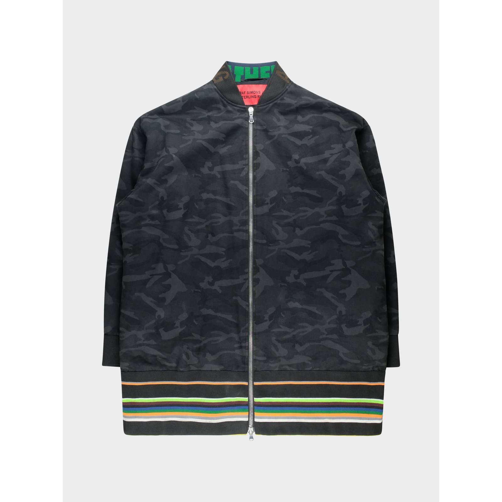 Raf Simons 'Abus Lang' Sterling Ruby Camo Bomber | Grailed