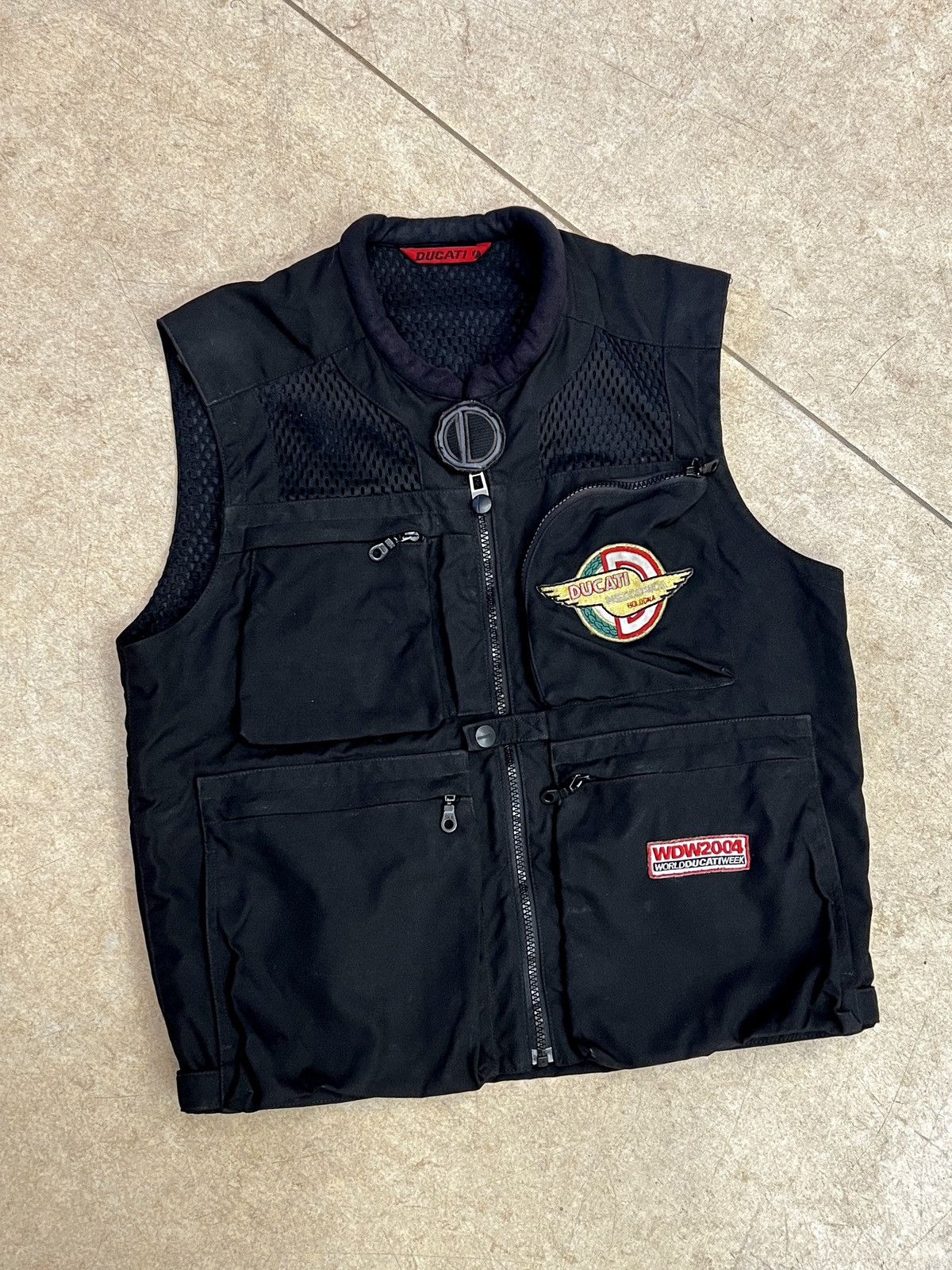 Ducati × Vintage Vintage Ducati Multipocket Mens Tracey Vest | Grailed
