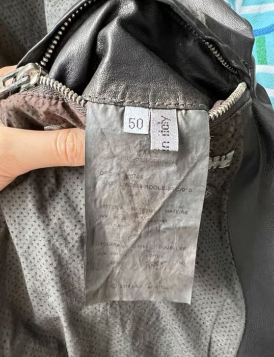 Carol Christian Poell Carol christian poell ccp black leather jacket ...