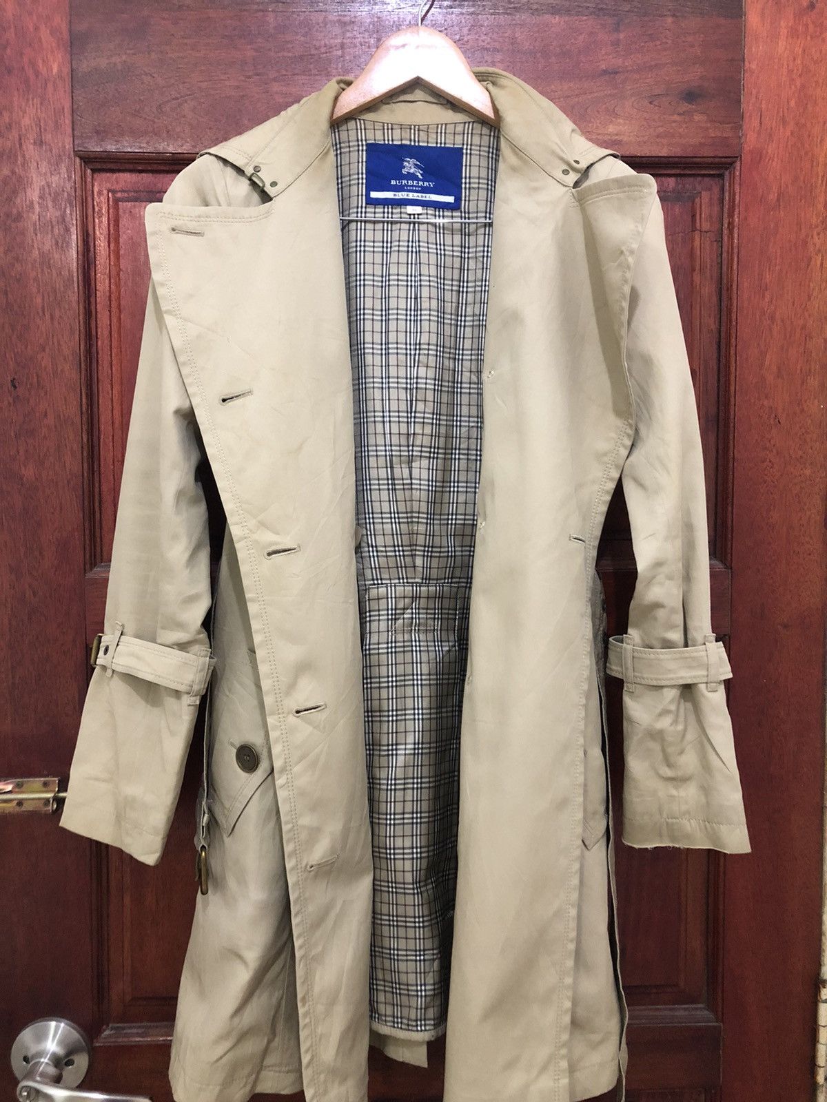 Burberry × Vintage 🇯🇵 Vintage Burberry Trench Coat Lining Nova Check ...