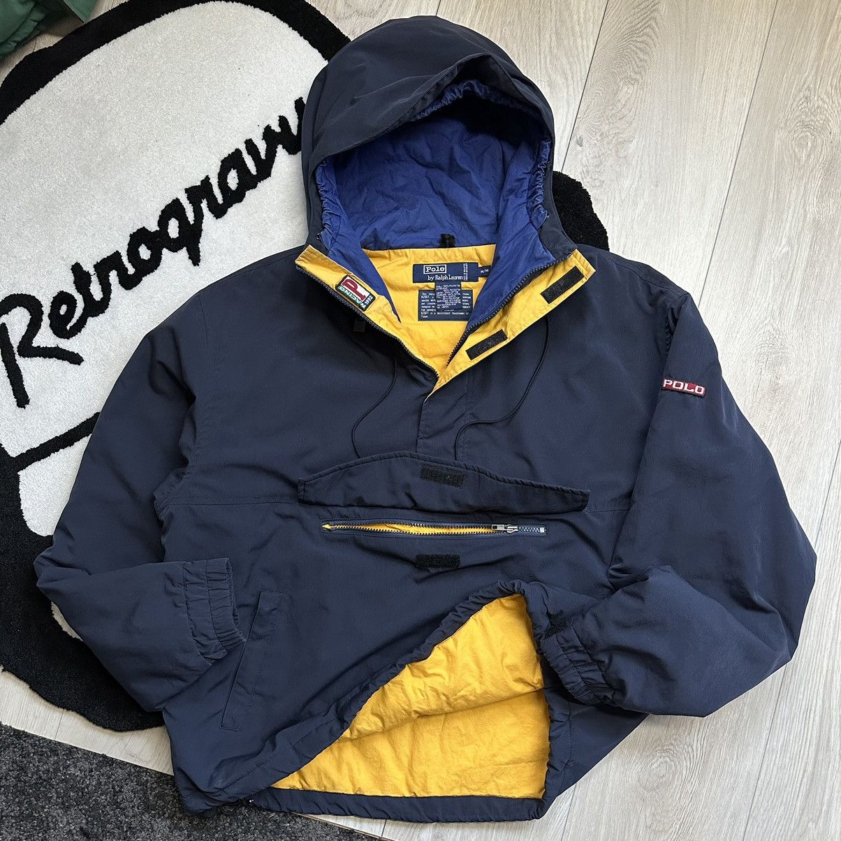 Hype × Polo Ralph Lauren × Vintage Vintage Polo 92 Racing Jacket | Grailed