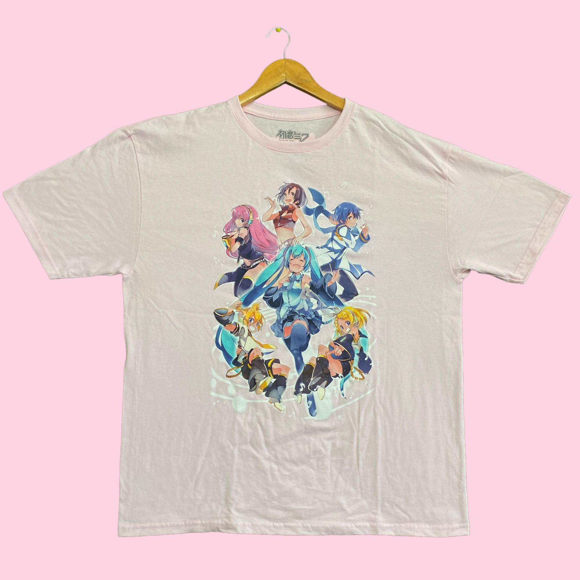 Cartoon Network Hatsune Miku Cryptonloid Gang Anime Poster Tee XL | Grailed