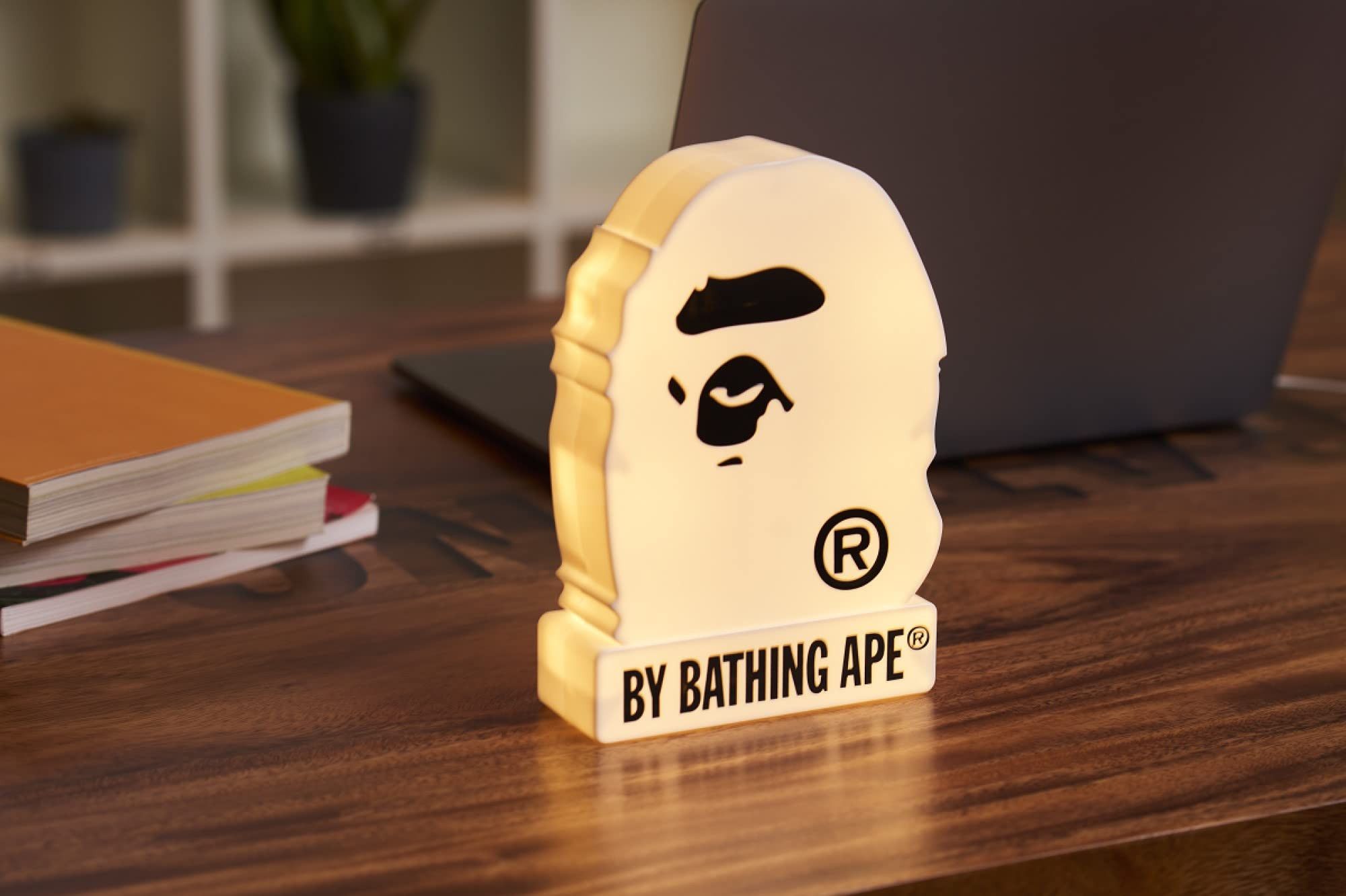 Bape 🔥 BAPE Desk Lamp Light Ape Head Logo + e-mook Magazine | Grailed