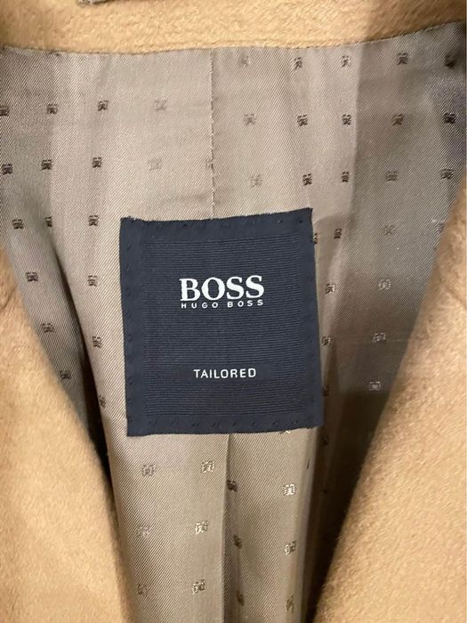 Hugo Boss Hugo Boss Beige Cashmere Coat | Grailed