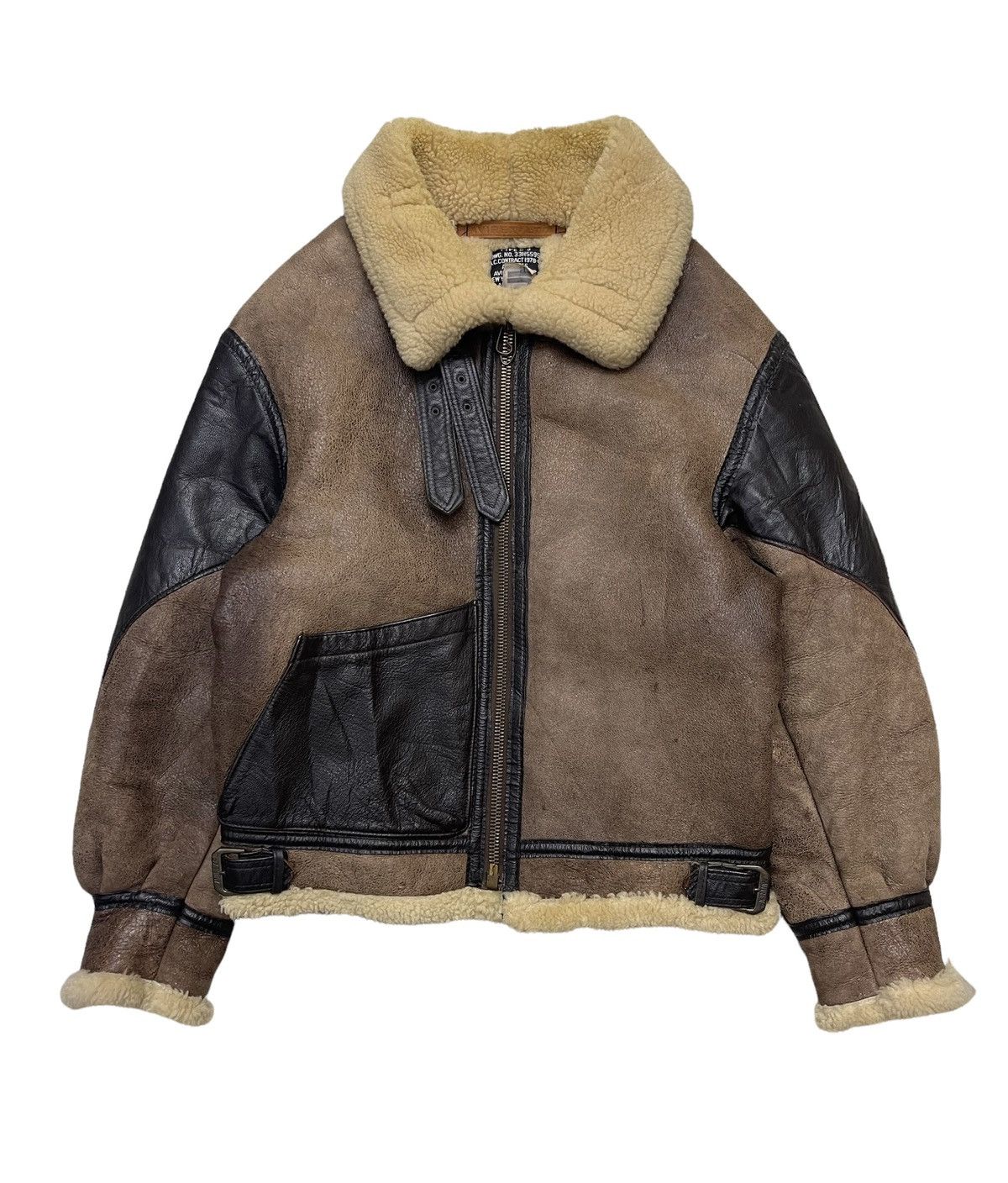 Avirex Vintage Avirex USA Limited Type B3 Shepskin Jacket | Grailed