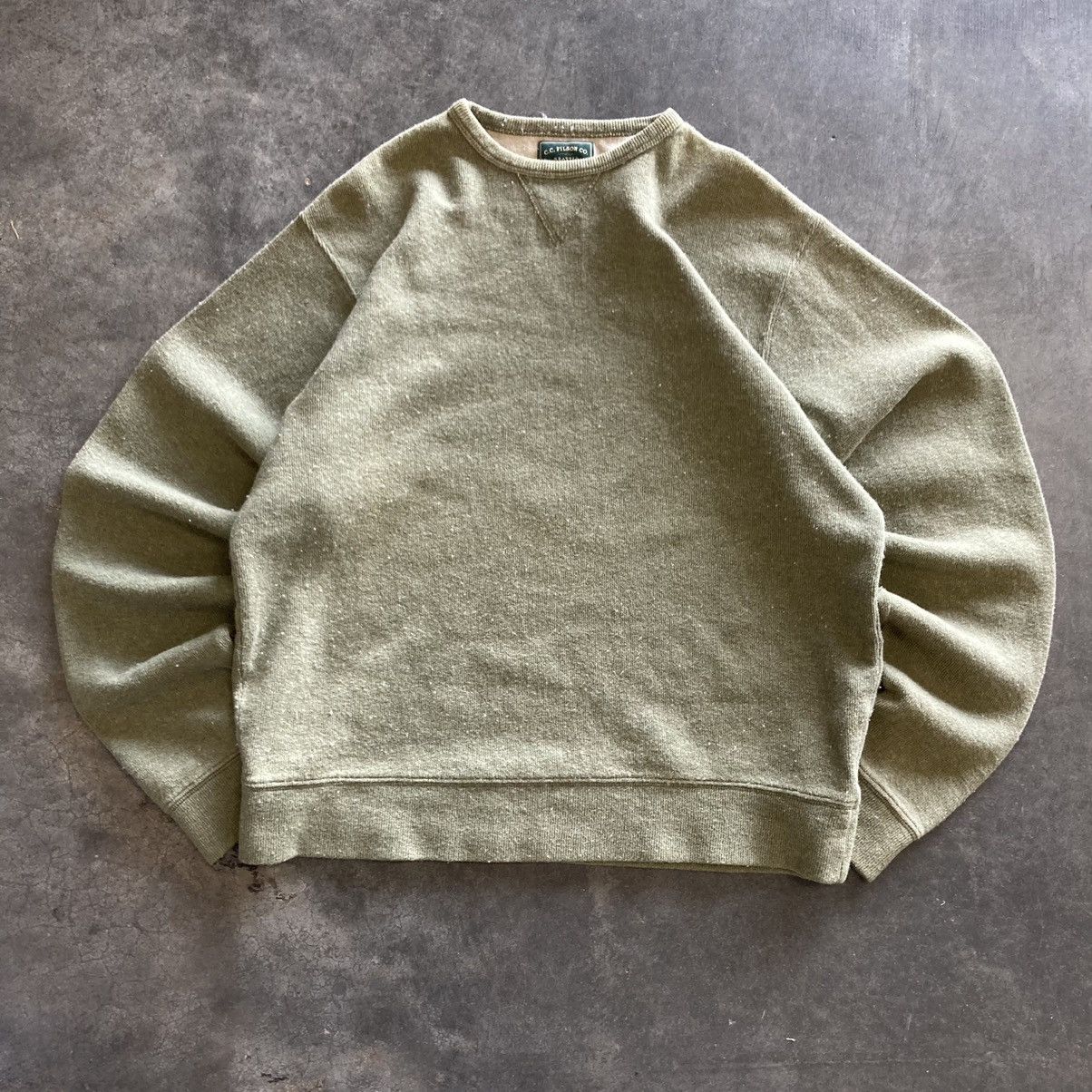 Filson × Levi's × Vintage Green C.C. FILSON Crewneck HEAVY GUIDE ...