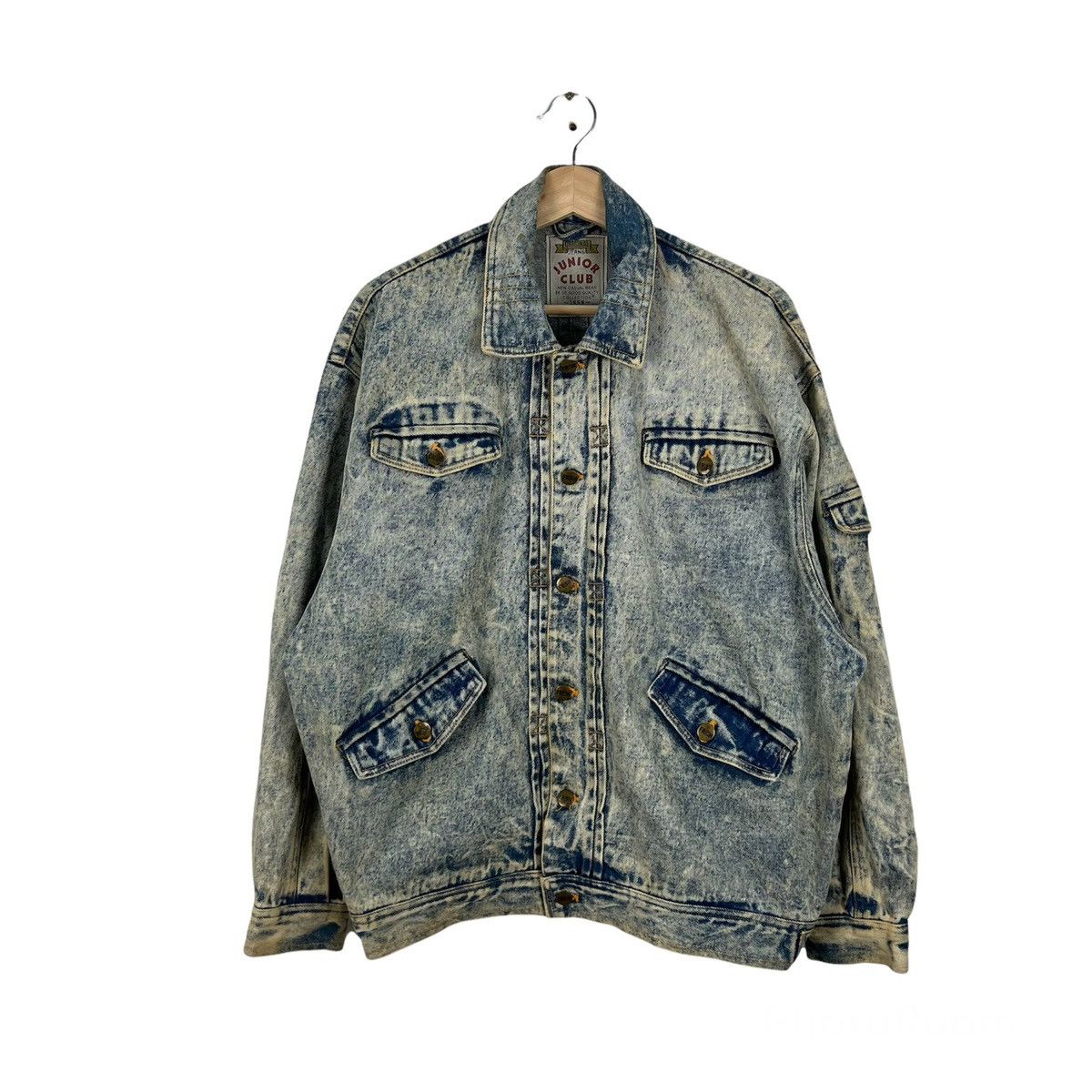 Denim Jacket × Japanese Brand ACID WASH STYLE ORIGINAL JEANS JUNIOR ...