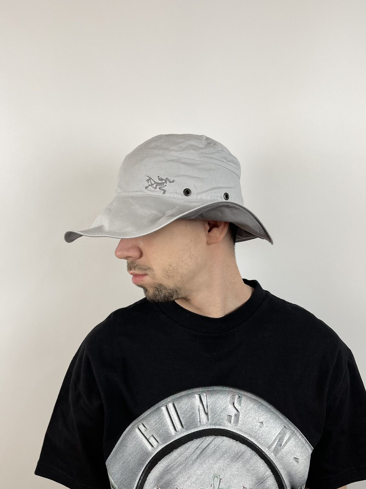 Arc'Teryx Arcteryx Light Grey Bucket Hat Cap | Grailed