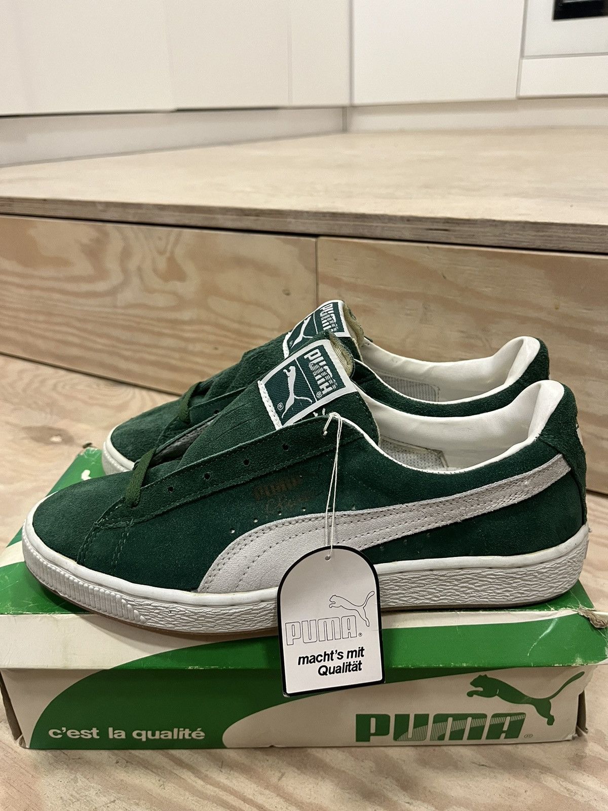 Puma × Vintage Vintage VTG OG PUMA CLYDE Japan Edition DS 80s 90s OG BOX | Grailed