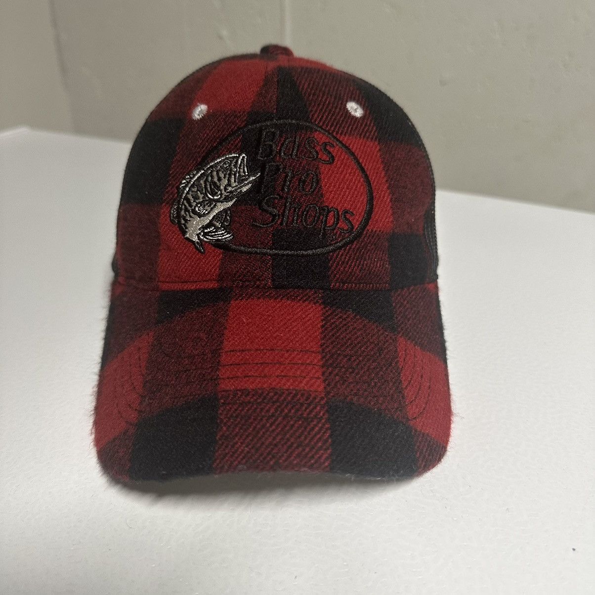 Bass Pro Shops Bass Pro Shops Buffalo Plaid Trucker Hat Cap | Grailed