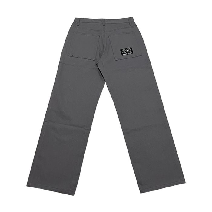 Streetwear Thug Club Grey Denim Cargo Thug Pants Korean street wear ...