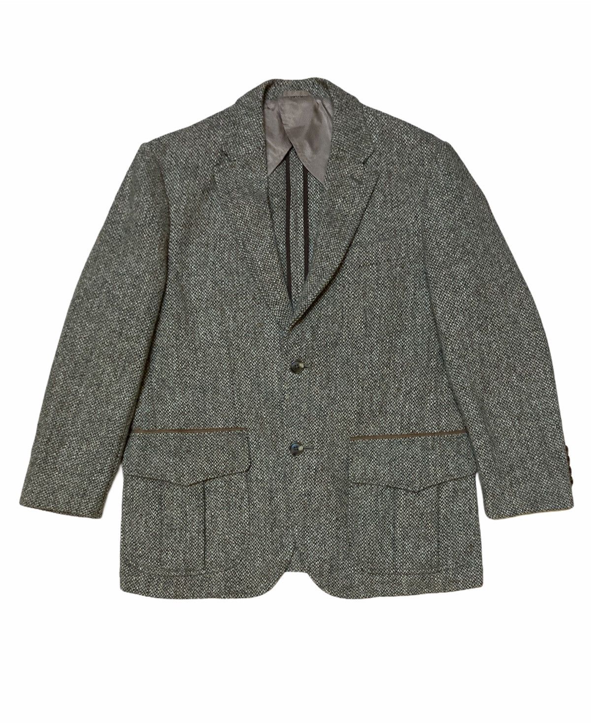 Jaeger ‼️DELETE TONIGHT Hariss Tweed x Jaeger Wool Blazer Jacket | Grailed