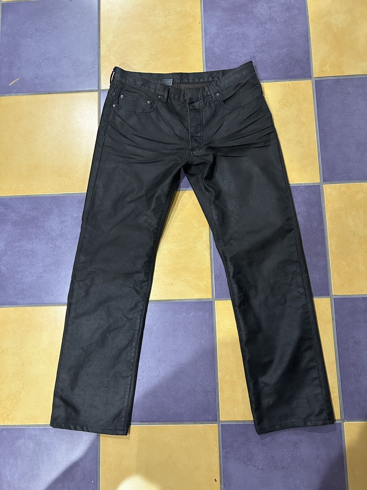 Dior × Hedi Slimane Dior Aw03 Luster Waxed Denim | Grailed