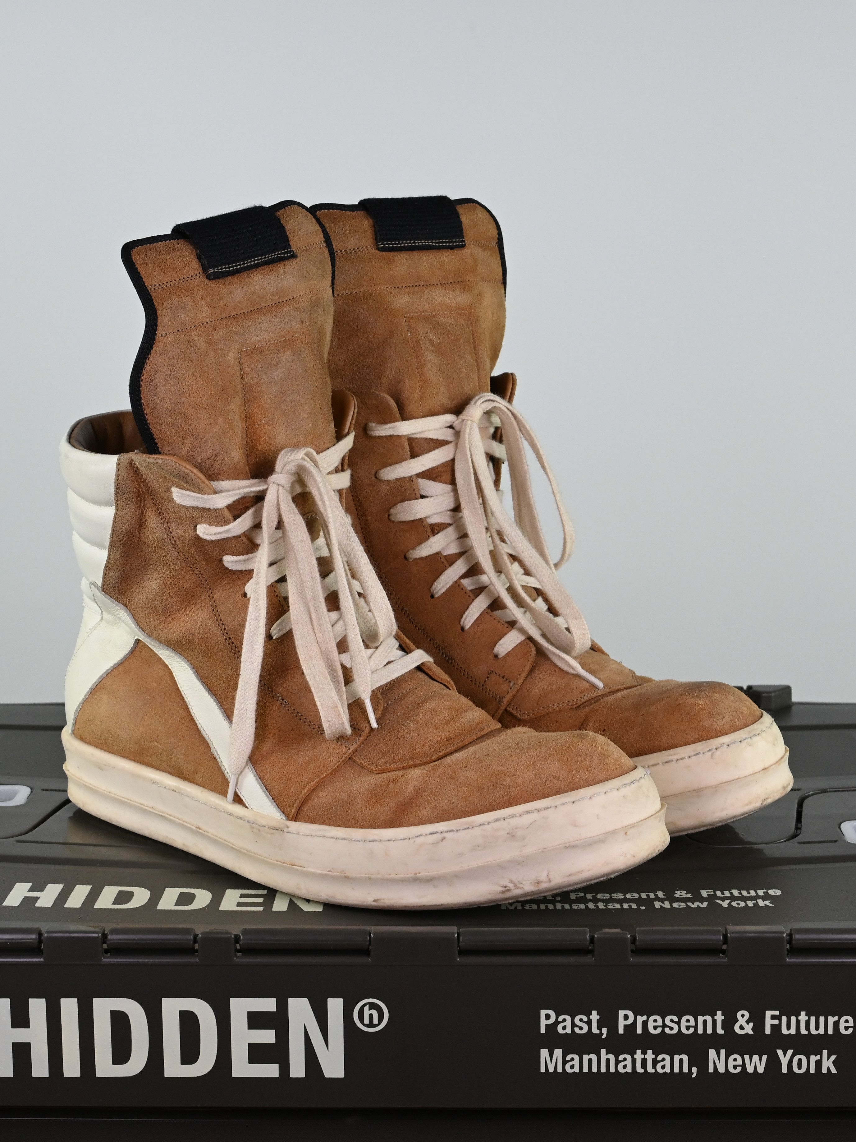Rick Owens Rick Owens Brown Geobaskets - Size 42.5 | Grailed