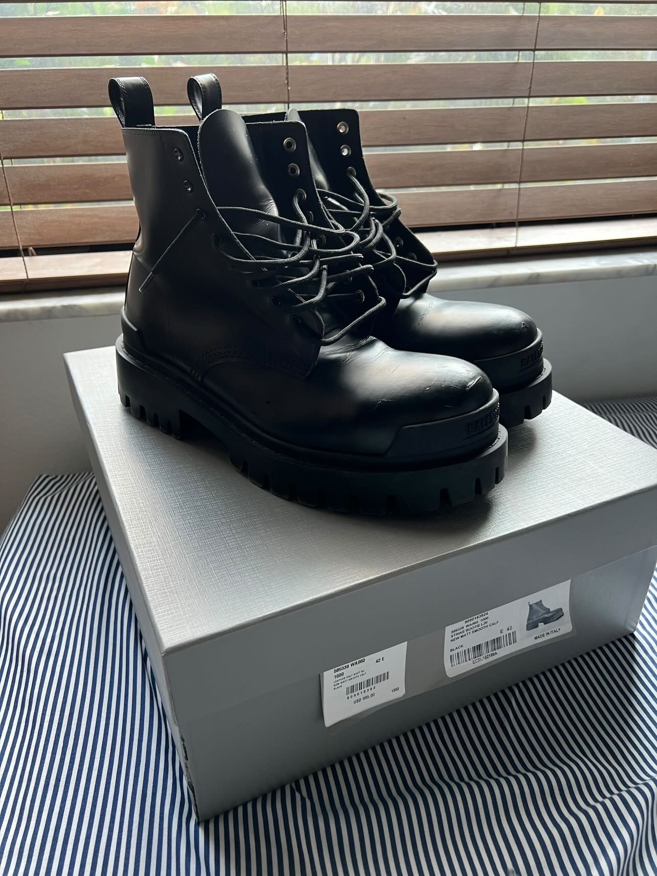 Balenciaga ***SOLD*** Balenciaga Strike Boots | Grailed