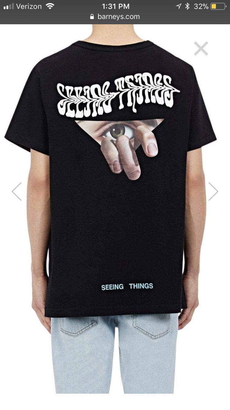 Off-White Off-White Seeing Things Tee Shirt | Grailed