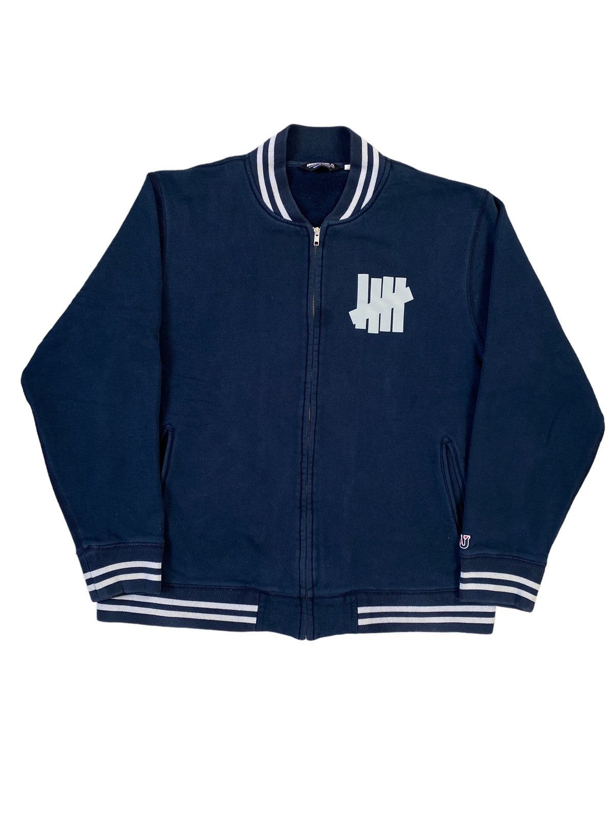 Undefeated Vintage Undefeated Signature Logo Varsity Jacket | Grailed