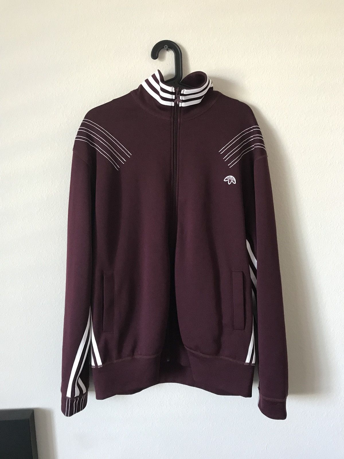 Adidas Maroon Track Jacket | Grailed