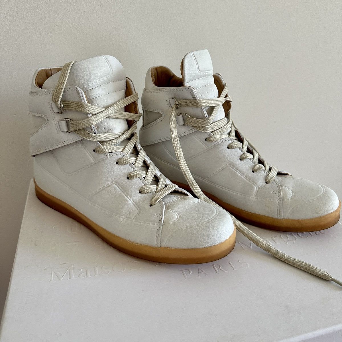 H&M × Maison Margiela Maison Margiela X H&M High Tops | Grailed