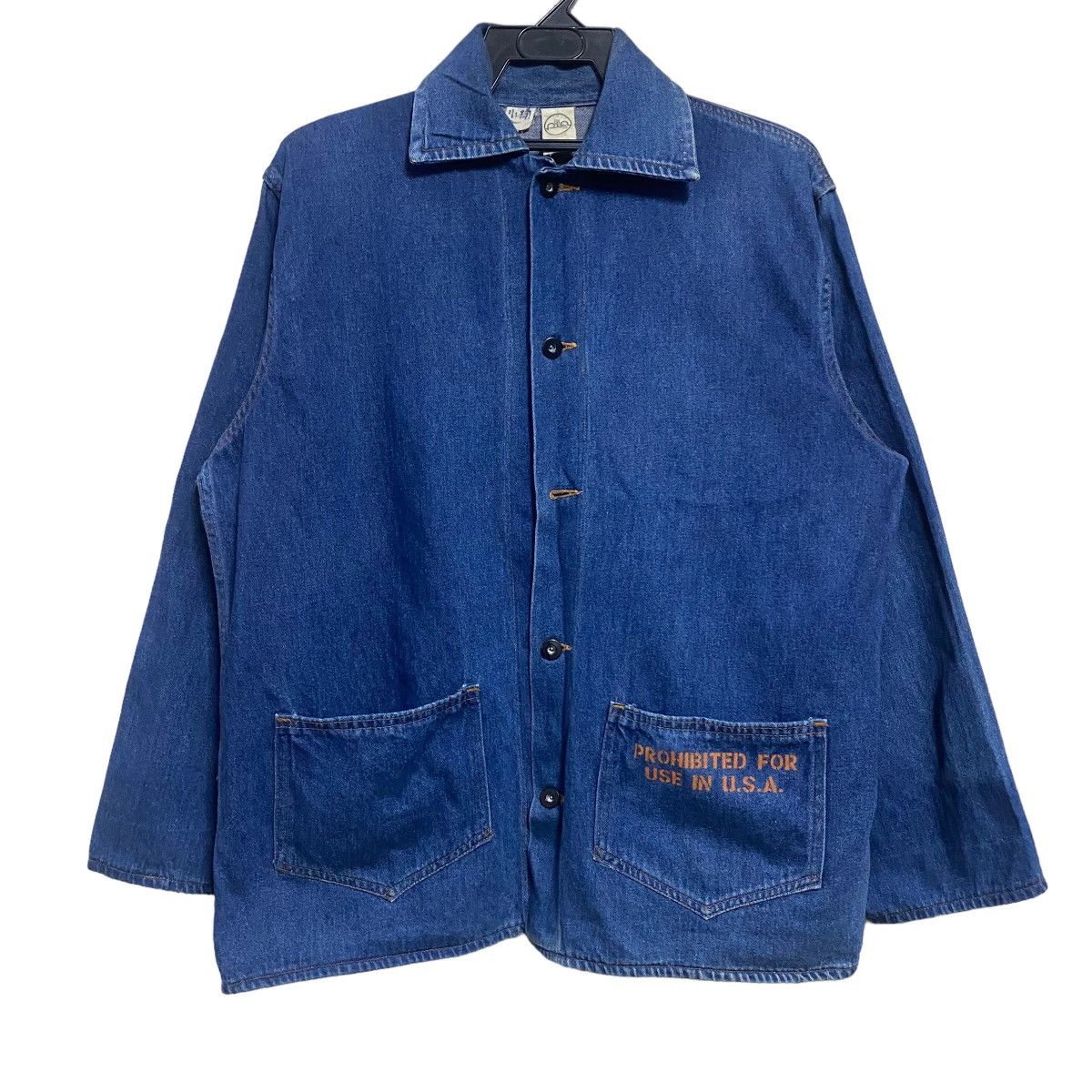 Vintage Vintage California State Prison LA Denim Chore Jacket | Grailed