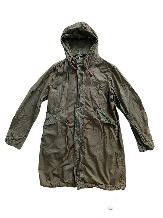 Diesel Diesel Parka hooded Jacket military | Grailed