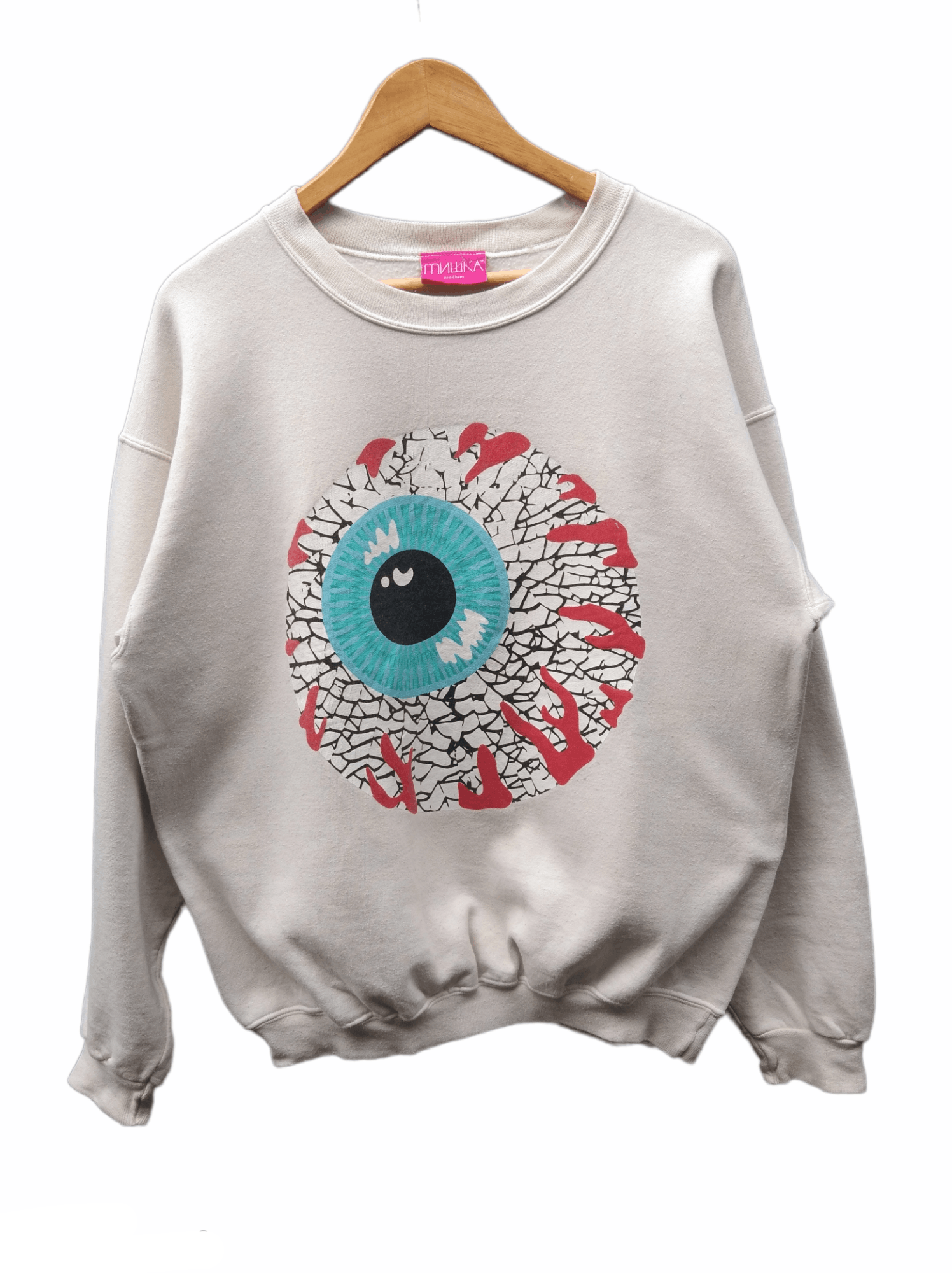 Mishka Vintage Skate Mishka Big Eye Sweatshirt | Grailed