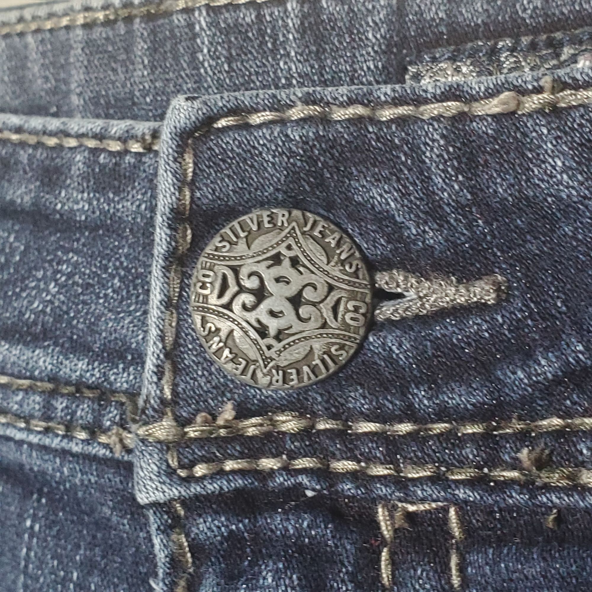 Silver Jeans Co. Silver Jeans Womens Suki Surplus Denim Blue Jean Size ...