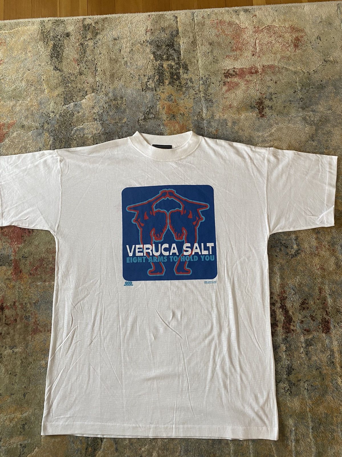 Band Tees × Streetwear × Vintage Vintage RARE Veruca Salt Eight Arms White Rock Band Tee | Grailed