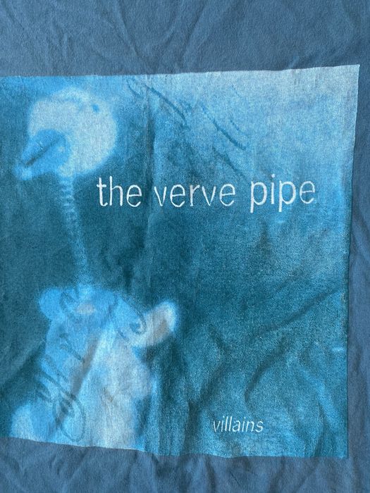 Vintage Vintage 1997 The Verve Pipe Villains Blue Album Band Shirt ...