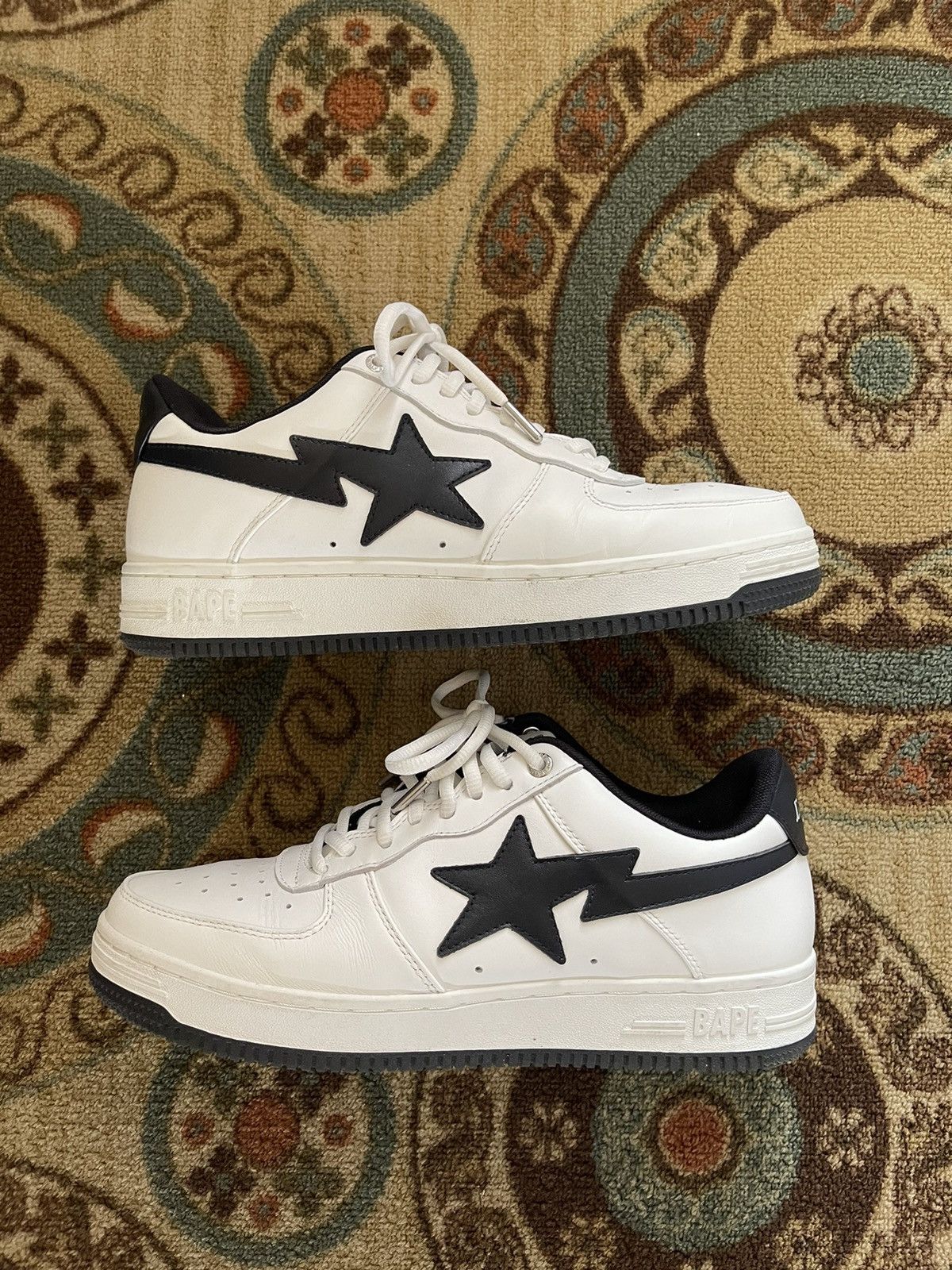 Bape × Jjjjound JJJJound x Bape Navy Bapesta | Grailed