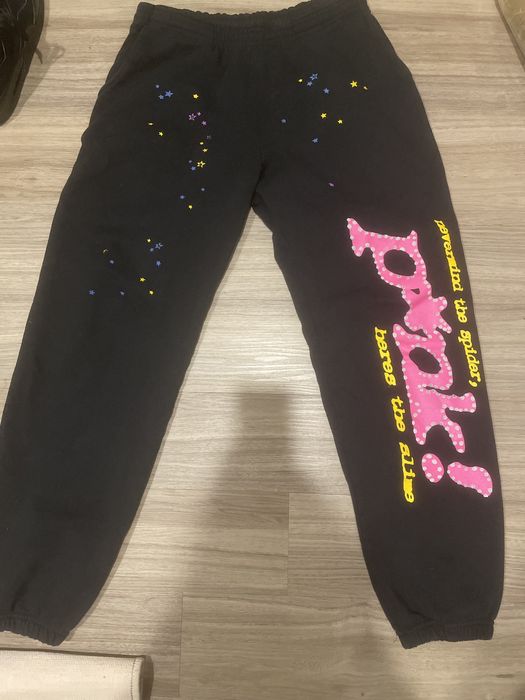 Spider Worldwide Black Spider Pants (Sp5der) | Grailed