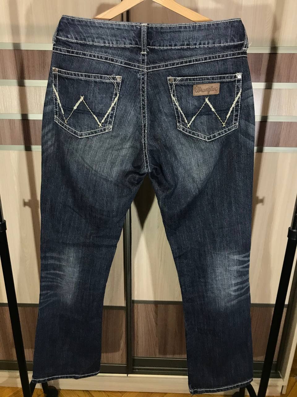Vintage Vintage Wrangler Premium Patch Jeans Faded Denim Size 34 | Grailed
