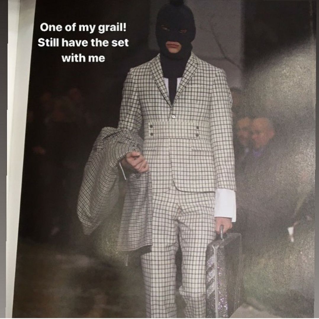 Thom Browne Thom Browne FW2007 Runway Belted Empire Style Suit Jacket ...
