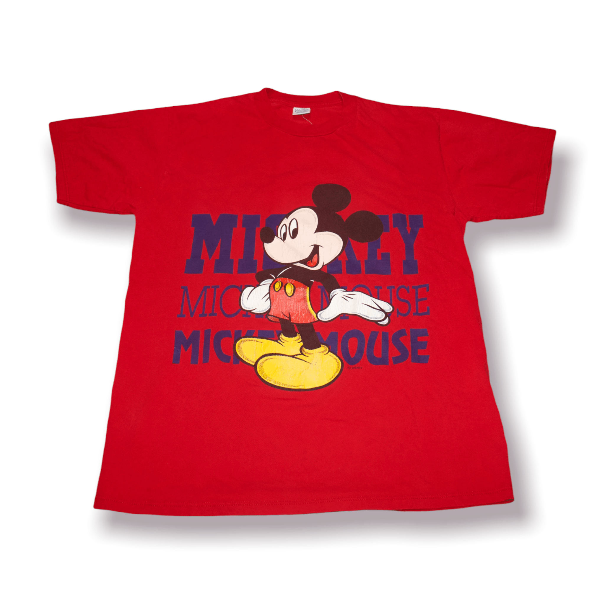 Vintage Vintage Velva Sheen Mickey Mouse Red T-Shirt | Grailed