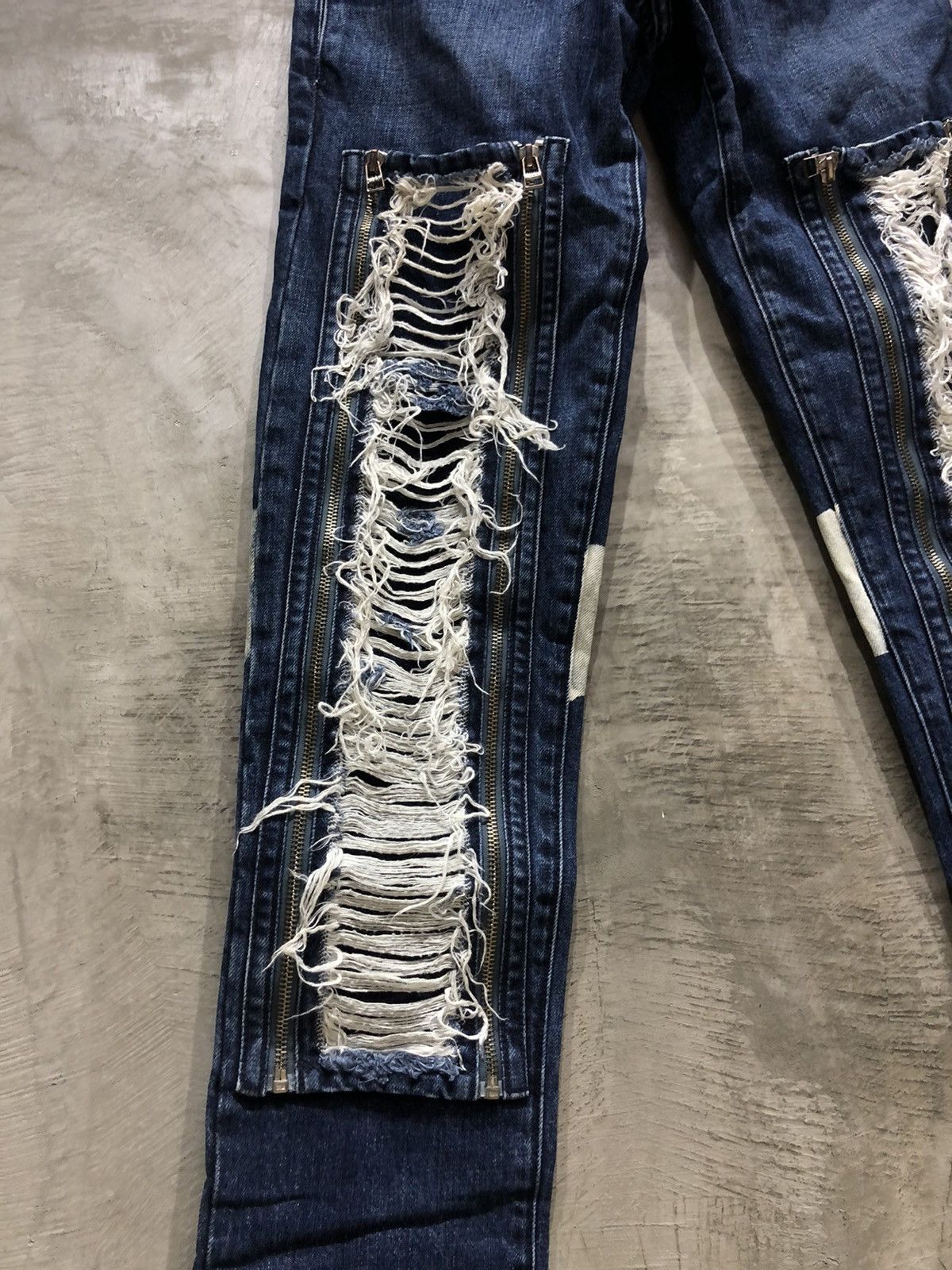 Hood By Air Shredded Denim pants | Grailed