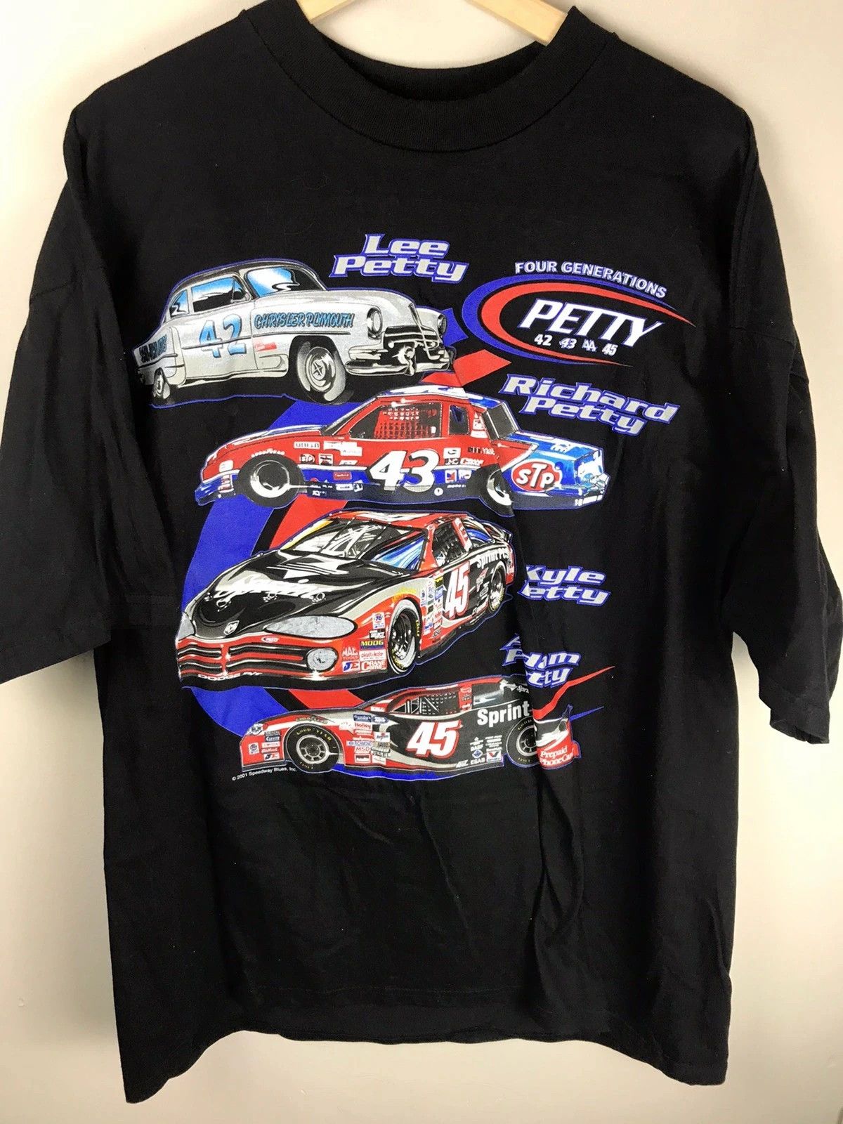 Vintage Vintage Petty Four Generations Of Racing Tee | Grailed