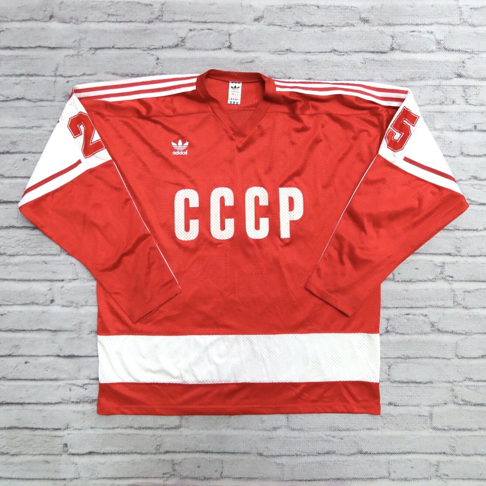Adidas Vintage Rare CCCP USSR Soviet Union Jersey Football Soccer ...