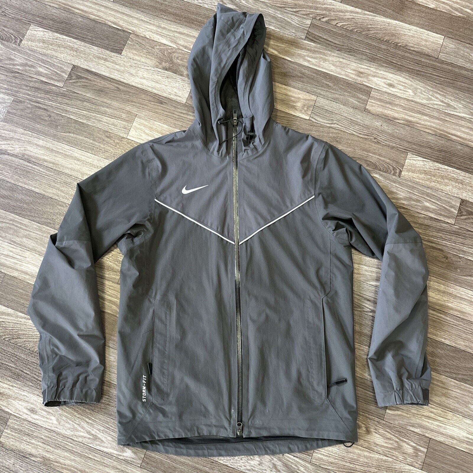 Nike Nike Storm-Fit Windbreaker Jacket; Mens Small; Full Zip; Hooded ...