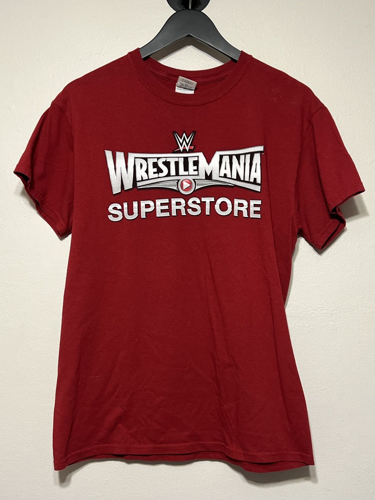 Wwe × Wwf WWE Wrestlemania Superstore Merchandise Staff T Shirt | Grailed